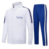 China 2 Zip Pockets Clinquant Velvet Sportswear Tracksuits Fall Running Set for sale