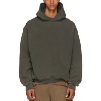 China Custom Non Drawstring Blank Oversized Sweatshirts Black Cropped Hoodies for sale