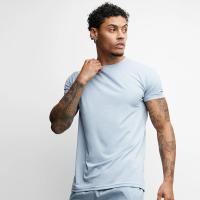 China Summer Men Set Fitness Suit Short Sleeve T Shirt knitted Weaving for sale
