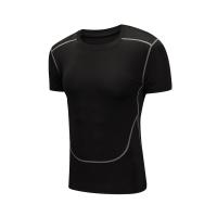 China Polyester Printed Blank T Shirts Jogging Slim Fit Physical Exercise for sale