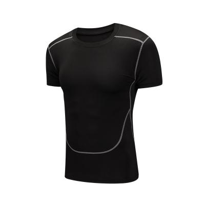 China Polyester Printed Blank T Shirts Jogging Slim Fit Physical Exercise for sale