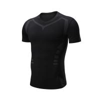 China Polyester Printed Blank T Shirts Jogging Slim Fit Physical Exercise for sale