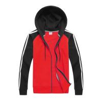 China Fashion Cotton Unisex Team Printing Sport Zipper Hoodie Custom Logo for sale