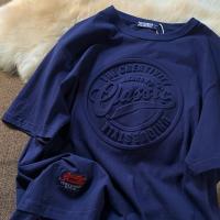 China Fashion Blank T Shirts Three Dimensional Bump Embossed Tee Pullover Sustainable for sale