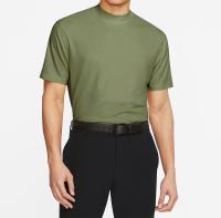 China Quick Dry Fabric Short Sleeve T Shirt Men Golf Top Mock Neck for sale
