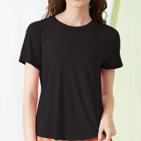 China Solid Color Blank T Shirts Breathable Jogging Top Loose Top Short Sleeve for sale