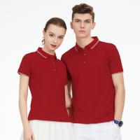China Men And Women Summer Lapel Polo Shirt Anti - Bacterial Plus Size for sale
