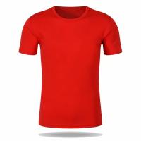China Polyester Basic Plain Men O Neck Blank T Shirts 140gram Sustainable for sale