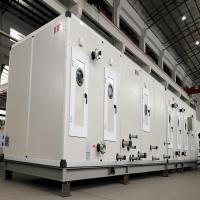 China Jetex Floor Standing Double Skin Industrial HVAC Water Cooling Air Handling Unit Modular AHU with Double Layer Large Airflow for sale
