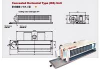 China Ducted Concealed Chilled Water Fan Coil Unit Commercial HVAC 3-Speed Energy Saving Factory Direct Customized OEM ODM FCU for sale