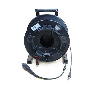 China ODC Fiber Optic Cable Reel OM3 Multimode with ODC-2 ODC-4 Connector 100m to 500m for sale