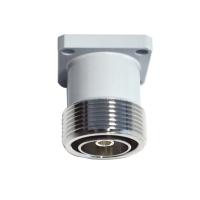 China RF Coaxial Connector 7/16 DIN Female Flange Adapter 50 Ohm for Telecom for sale