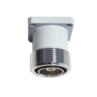 China RF Coaxial Connector 7/16 DIN Female Flange Adapter 50 Ohm for Telecom for sale