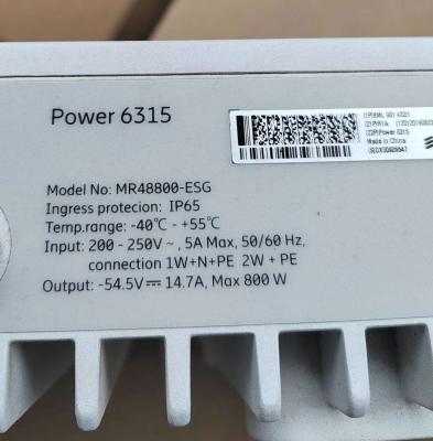 China Telecom Power System Ericsson Power 6315 48V System -54.5V 14.7A 800W for sale