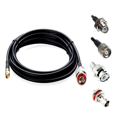 China RG6 RG58 RG59 RG214 Micro RF Coaxial Jumper Cable 75 Ohm Car Radio Antenna for sale