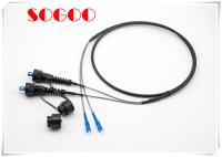 China Armoured CPRI Fiber Cable PDLC-DLC Connector Waterproof Patch Cord for sale