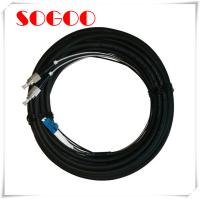 China 5M DLC-DLC Armored Fiber Optic Patch Cord Multimode Outdoor FTTA RRU BBU Base Station for sale