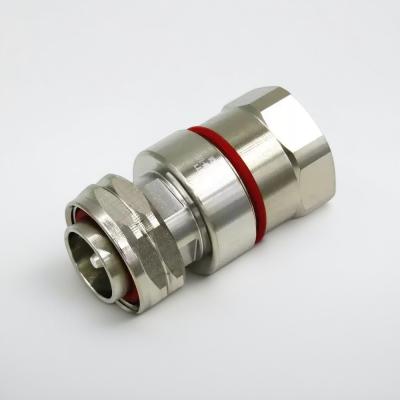 China DIN 7/16 Male Straight Connector for 7/8″ Coaxial Cable | RF Feeder Connector for sale