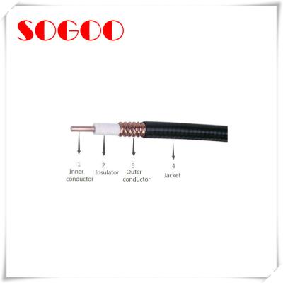 China 1/2 Inch Superflex RF Feeder Cable 50 Ohm Smooth Copper for Telecom Base Station for sale