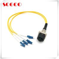 China ODC Connector Socket Female Fiber Optic Cable , Indoor Fiber Optic Cable Customized Length for sale