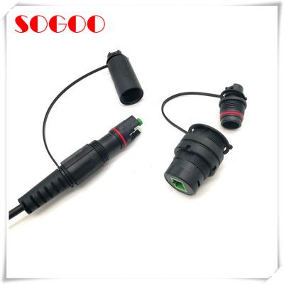 China Outdoor LC Connector FTTA Cable Patch Cord IP67 for FTTP Telecom Installation for sale