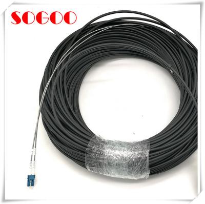 China Armored Outdoor Duplex LC UPC OM3 OM4 Fiber Patch Cord 3.0mm 7.0mm for sale