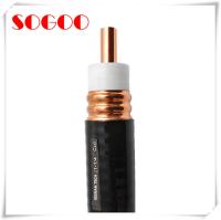 China 50 Ohm 1-1/4 Inch Corrugated Coaxial RF Feeder Cable Copper Conductor 75pF/m for sale