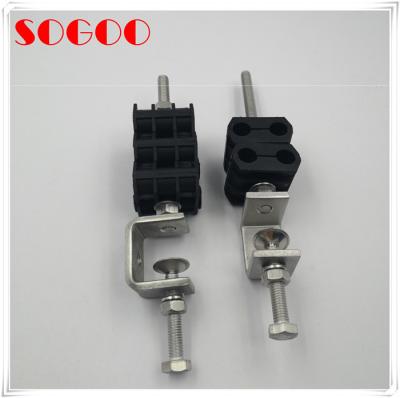 China 304 Stainless Steel Feeder Clamp for 1/2 to 2 1/4 Inch RF Cables Base Station GSM for sale