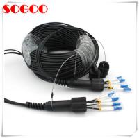 China FTTA CPRI LC ODVA Outdoor Armored Fiber Optic Cable 2 Cores Single Mode 9/125um for sale