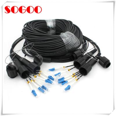 China Outdoor Armored Fiber Patch Cord SC LC FC ST Simplex 2.0mm 3.0mm SM MM for sale