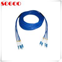China Indoor Armored Fiber Patch Cord LC/UPC to LC/UPC 2 Core LSZH 2mm Cable for sale
