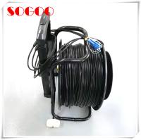 China Portable Tactical Fiber Optic Cable Reel 495mm Outdoor Armoured Retractable for sale