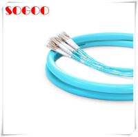 China 12 Fibers OM4 Multi Fiber Pre Terminated Breakout Cable Indoor Distribution for sale