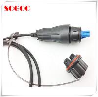 China Outdoor Fiber Optic Cable SM Duplex G657A1 LC FullAXS with Grounding Wire 2mm for sale