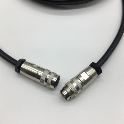 China AISG RET Cross Over Cable 300mm Alcatel Lucent 8 Pin Male to Female IP67 for sale