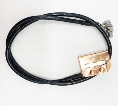 China Universal Lightning Proof Earthing Clip for Coaxial Cable Antenna Grounding 0.6 in for sale