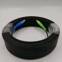 China SC/UPC to SC/UPC Simplex SM G657A2 2x5mm 50m LSZH FTTH Fiber Optic Patch Cord for sale