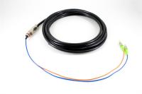 China Outdoor Waterproof Armoured Fiber Optic Pigtail Patch Cord 4-24 Core SM FC SC for sale