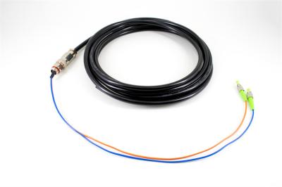 China Outdoor Waterproof Armoured Fiber Optic Pigtail Patch Cord 4-24 Core SM FC SC for sale