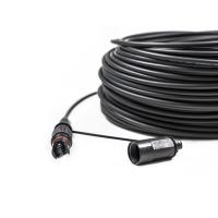 China Mini IP68 MPO Outdoor Waterproof Fiber Cable MPO to LC 8 12 24 Cores for sale