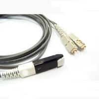 China GGP High-Strength Coated VF45 to SC Fiber Optic Patch Cord 62.5µm Multimode for sale