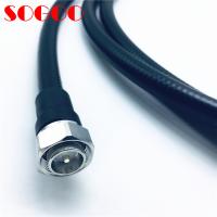 China Low PIM 3m 1/2in Superflex Jumper Cable MINI DIN Male to 7/16 DIN Male for sale