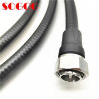 China 1/2 Superflex Jumper 4.3-10 Male to 4.3-10 Male Straight 50 Ohm RF Coaxial Cable for sale