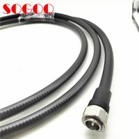 China 50 Ohm RF Jumper Cable Mini Din Male 4.3-10 to 4.3-10 for 1/2 Super Flex Cable 7.5GHz for sale