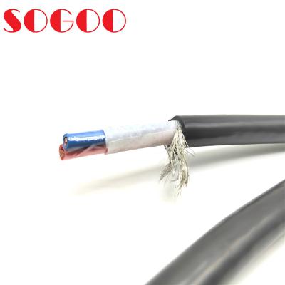 China D Type Zhongli 2586 2x6mm2 600V 2x10AWG RRU Power Cable UV Resistant Outdoor for sale