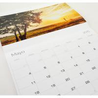 China High - End Full Color Spiral Paper Wall Calendars With Custom Printing Pattern for sale