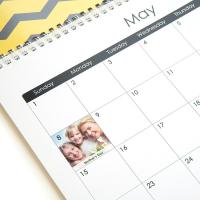 China High - End Full Color Spiral Paper Wall Calendars With Custom Printing Pattern for sale