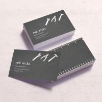 China Gloss Lamination Innovative Business Cards Double Side Printing Wtih Foil Logo for sale