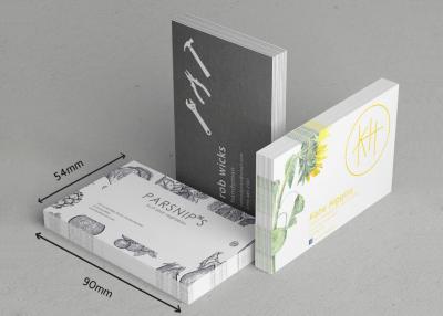China Gloss Lamination Innovative Business Cards Double Side Printing Wtih Foil Logo for sale