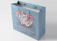 China Business Eco Friendly Paper Shopping Bags Imprinted With Handle Shopping Bags for sale
